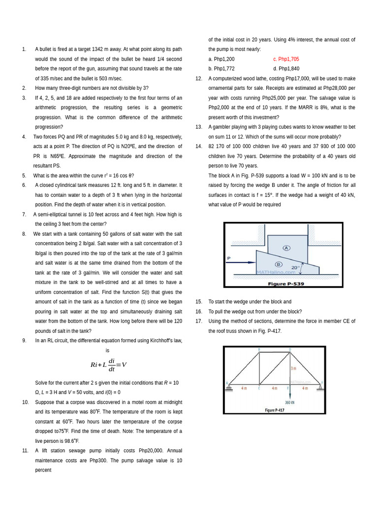 Math and Science Problem Solving Guide | PDF | Solubility | Titanium ...
