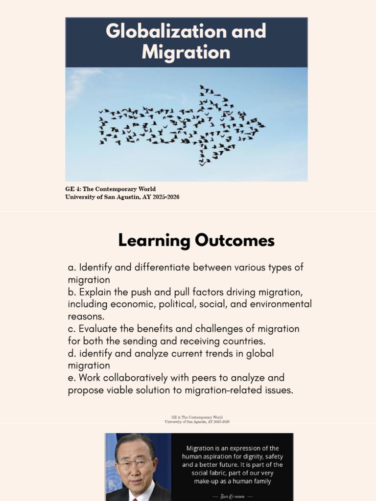 Globalization and Migration Trends 2025 | PDF | Migrant Worker ...