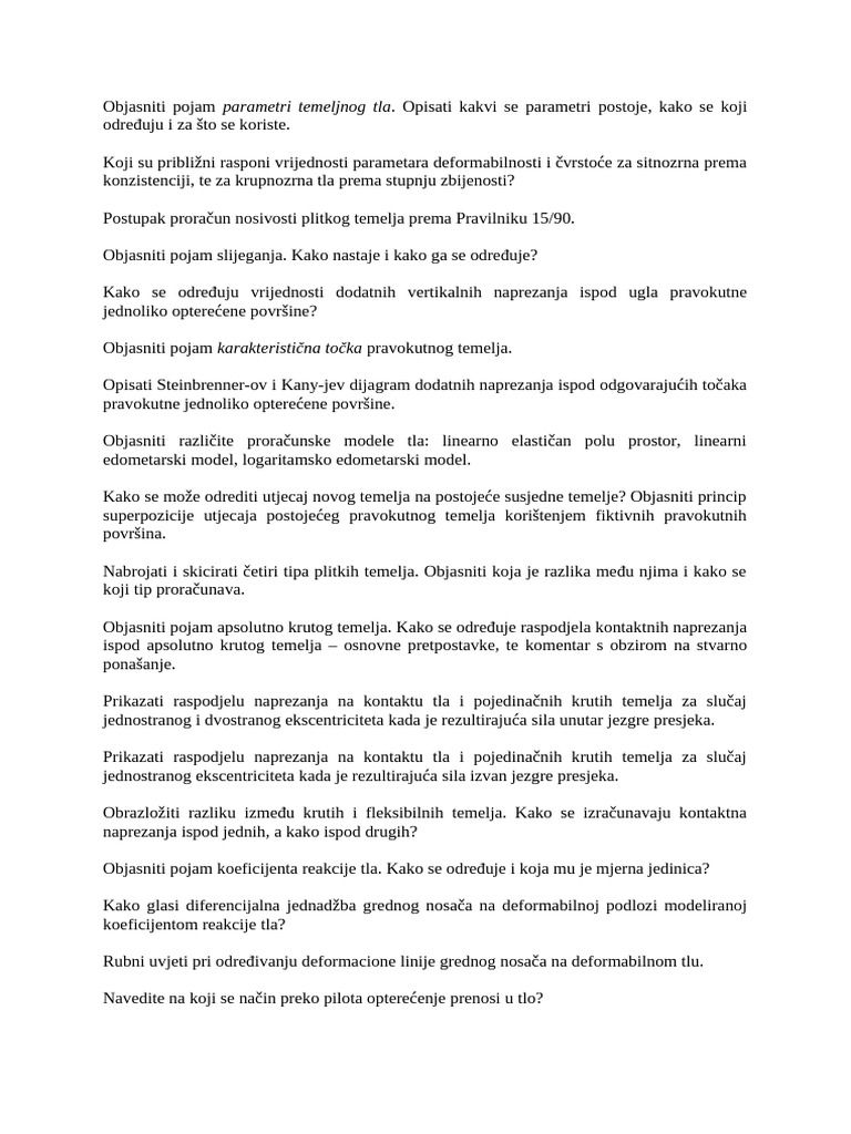 Pitanja Za Ispit 2 | PDF