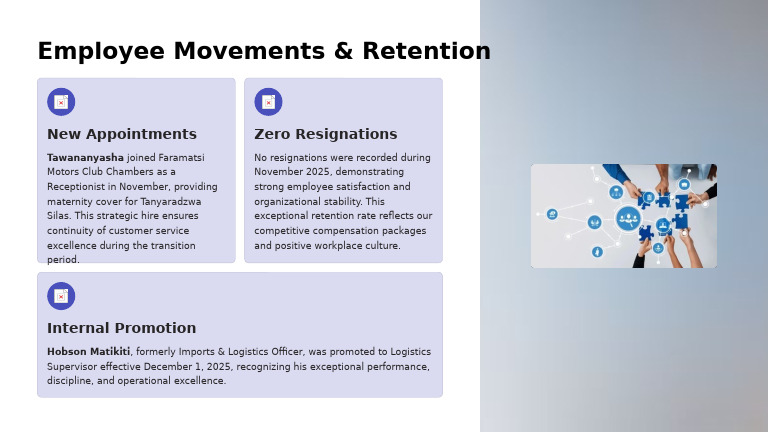 Employee Movements and Retention Update | PDF