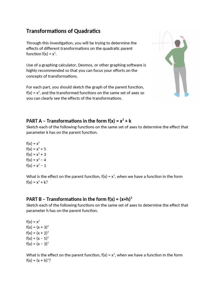 Quadratic Transformations Explained | PDF | Mathematical Objects ...