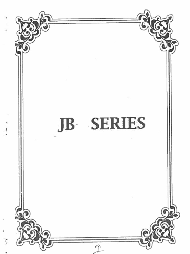JB Series Volume - 1 | PDF
