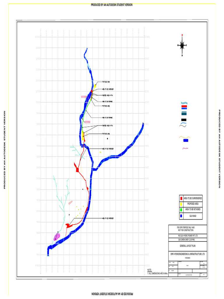Gaj Nala General Layout Plan | PDF | Renewable Electricity