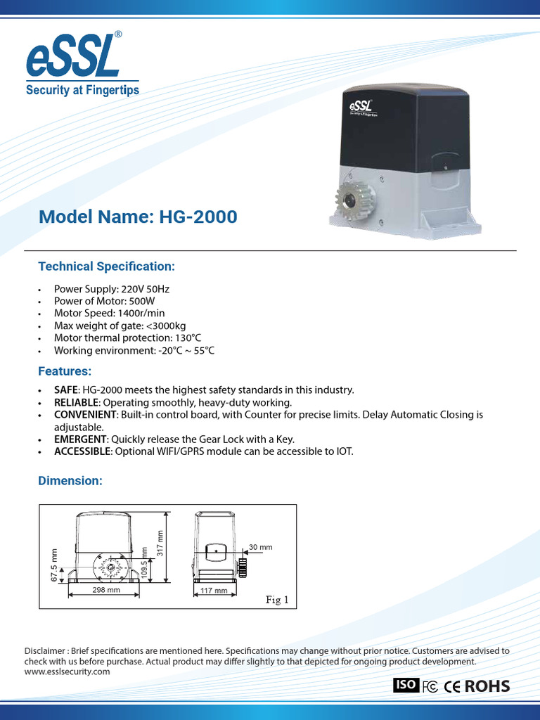 HG-2000 | PDF