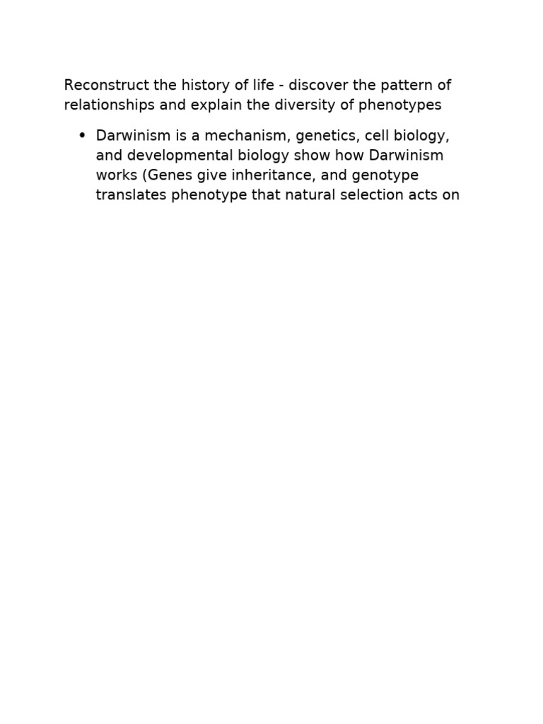 1. Intro to Life on Earth | PDF