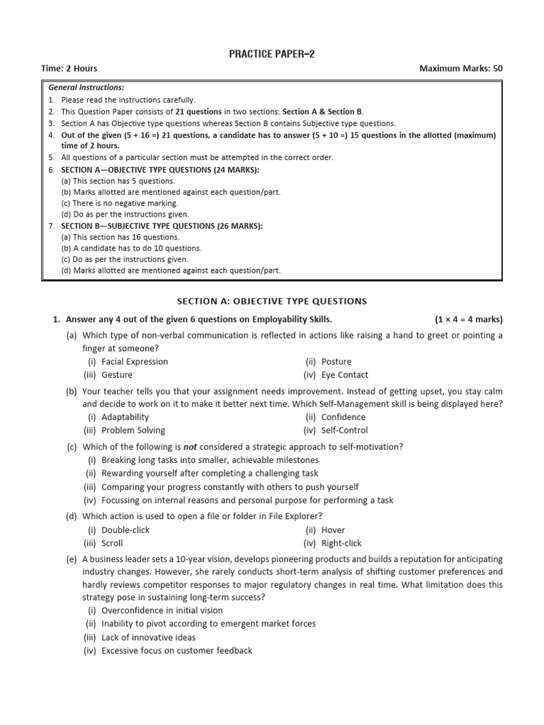 10-2526-AI-SQP-2 | PDF | Artificial Intelligence | Intelligence (AI) & Semantics