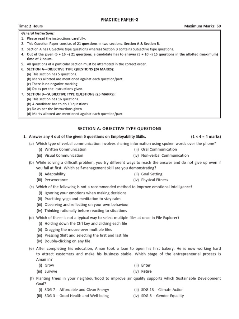 10-2526-AI-SQP-3 | PDF | Artificial Intelligence | Intelligence (AI) & Semantics