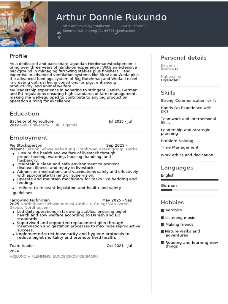 Arthur Donnie EU Cv.pdf 25_11_2025 20_18_36 | PDF | Pig | Livestock