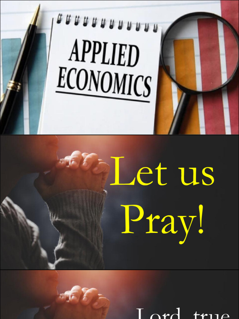 Applied Econ Module 1 Lesson 3 | PDF | Economics | Econometrics