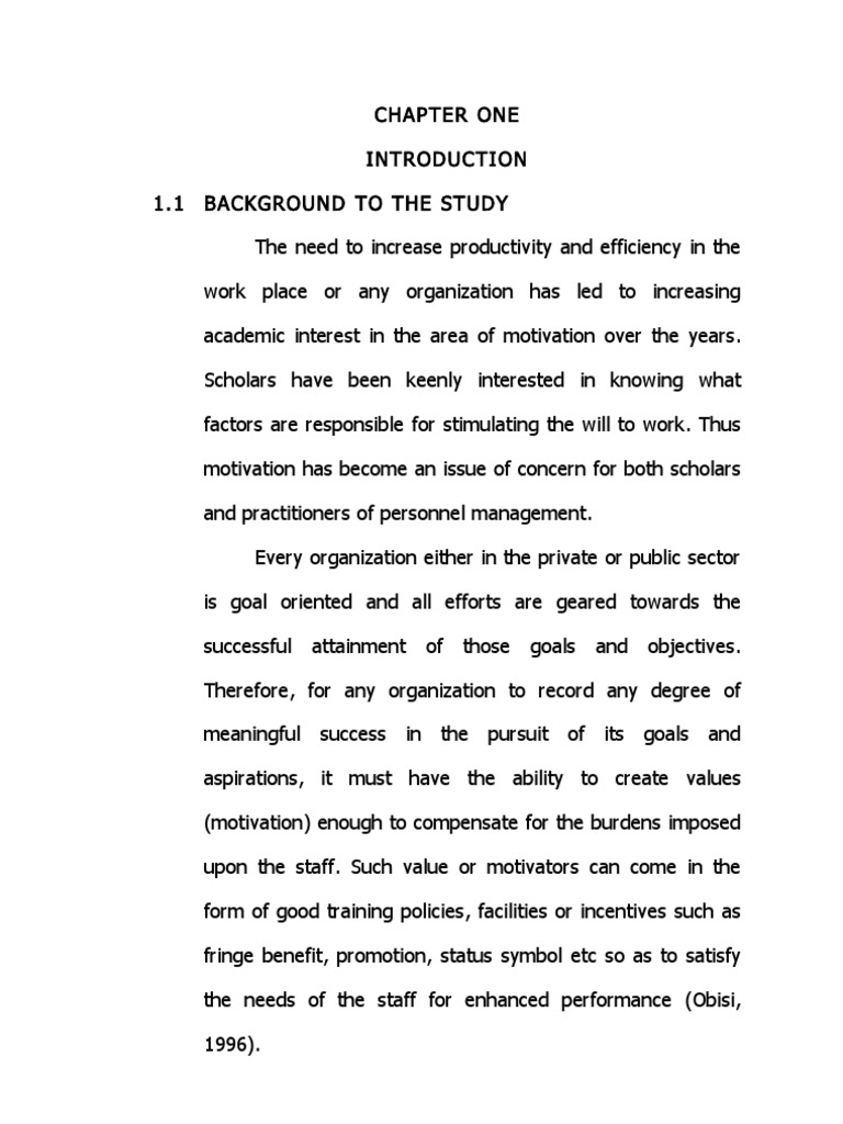 Impact of Employee Motivation in The Banking Sector | PDF | Motivation ...