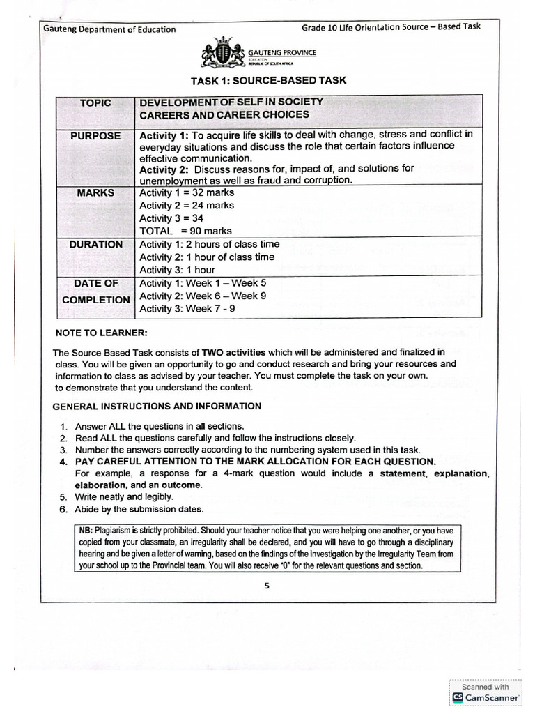 Lo grade 10 | PDF