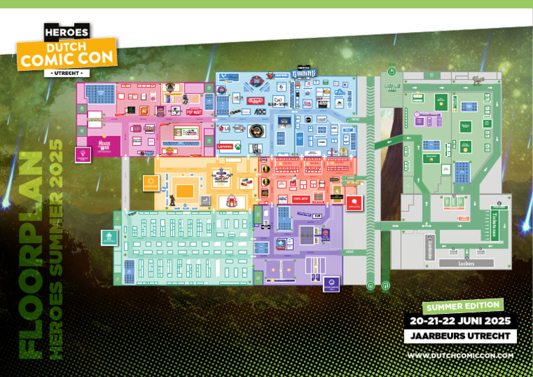 Dutch Comic Con Summer 2025 Floorplan | PDF