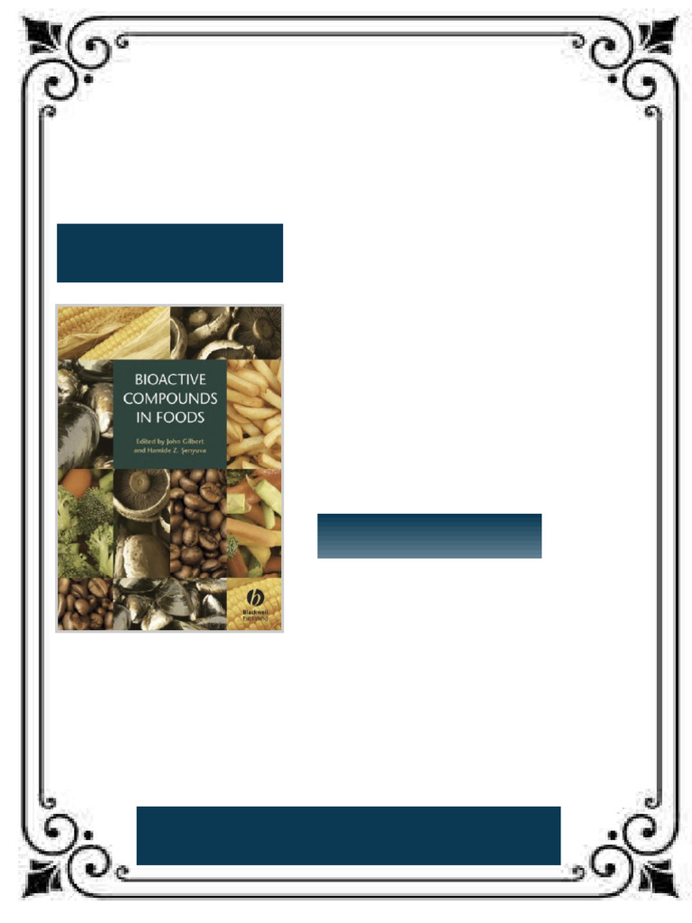 Bioactive Compounds in Foods 1st Edition John Gilbert ebook formatted ...