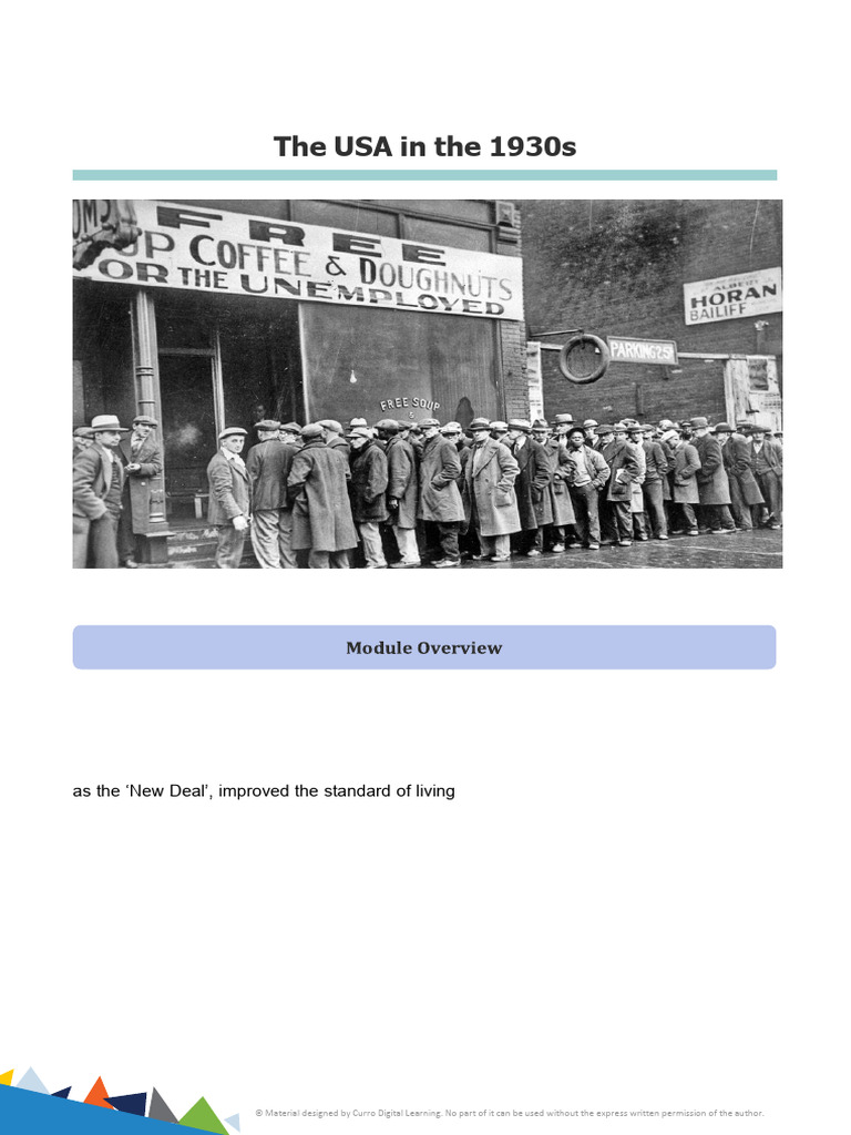 The Great Depression and New Deal Impact | PDF | New Deal | Great ...