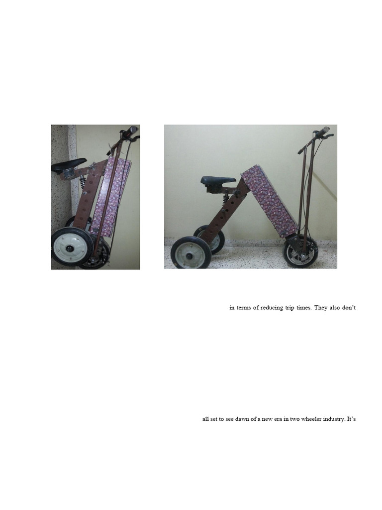 Design and Development of Compact Three Wheeled Foldable Electric Moped ...
