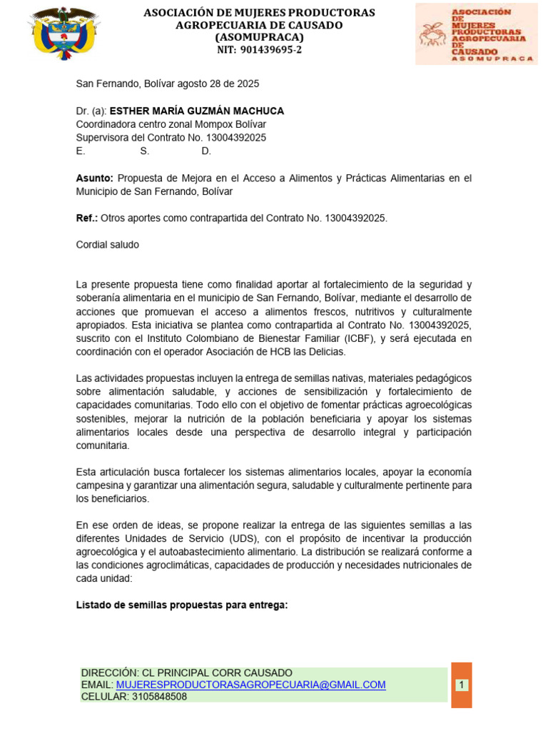 Propuesta Soberania Alimentaria Municipio de San Fernando_.Docx Ok_v2 ...