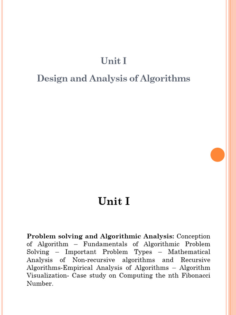Design and Analysis of Algorithms | PDF | Algorithms | Computational Complexity Theory
