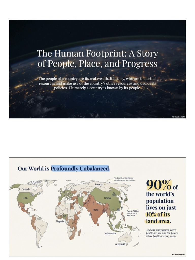 The World Population Distribution, Density and Growth | PDF