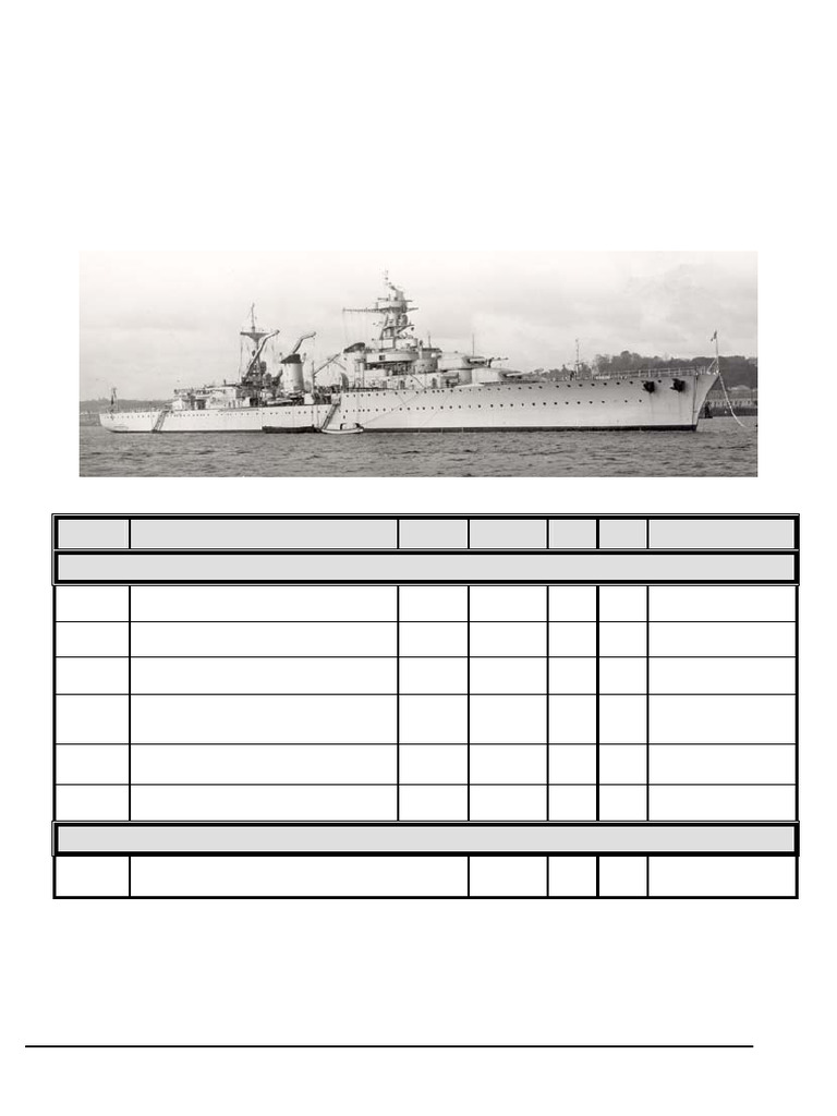 Croiseur Georges Leygues : Histoire et Plans | PDF | Navires de guerre ...