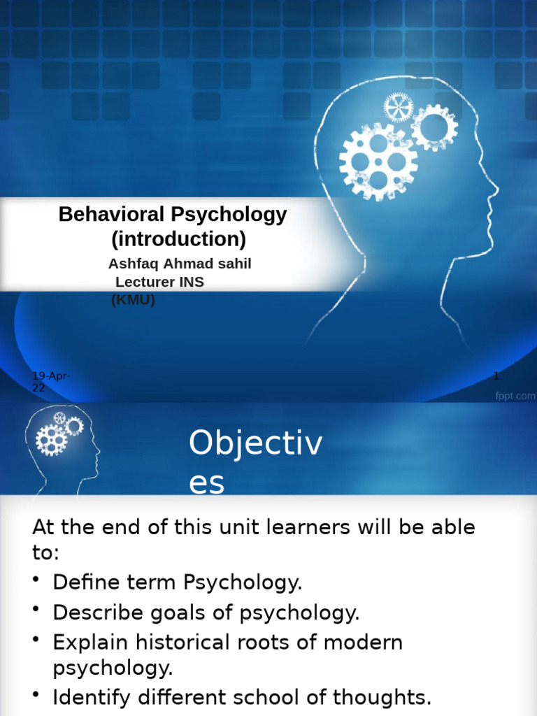 Introduction to Behavioral Psychology | PDF | Psychology | Mind
