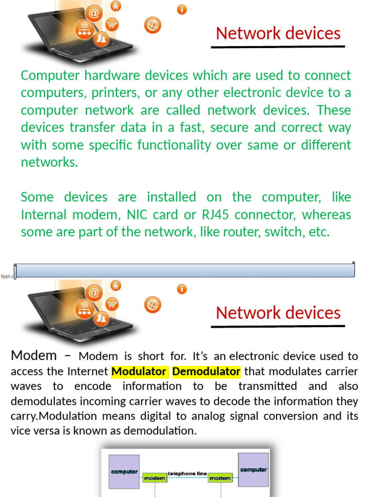 Essential Network Devices Explained | PDF | Computer Network | Network ...