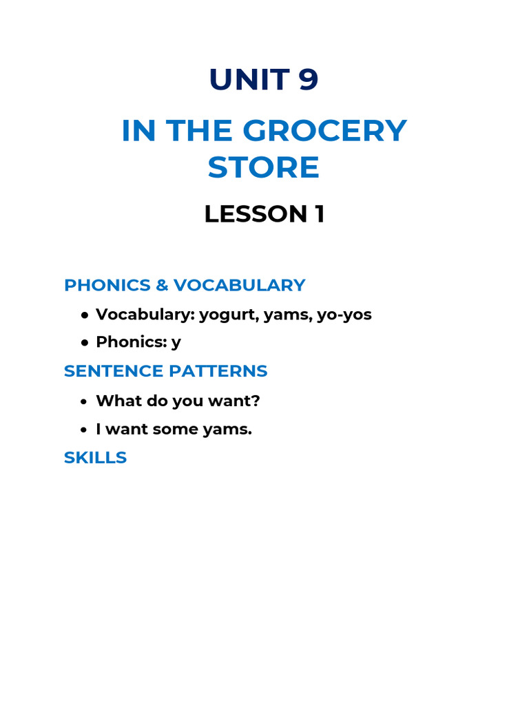 g2 Unit 9 Lesson 1 (Extra) | PDF