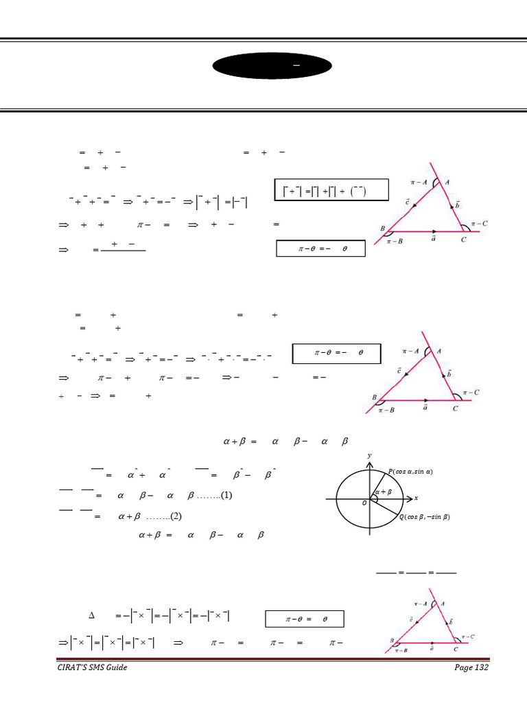 Vector Algebra Applications in Triangles | PDF | Line (Geometry ...
