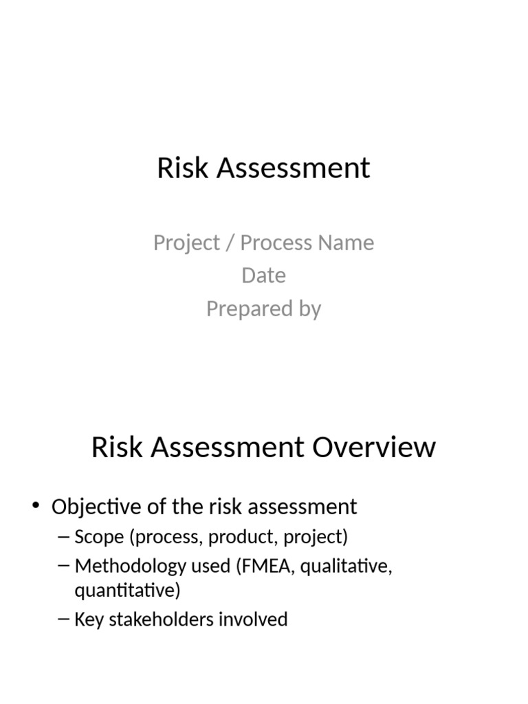 Comprehensive Risk Assessment Guide | PDF