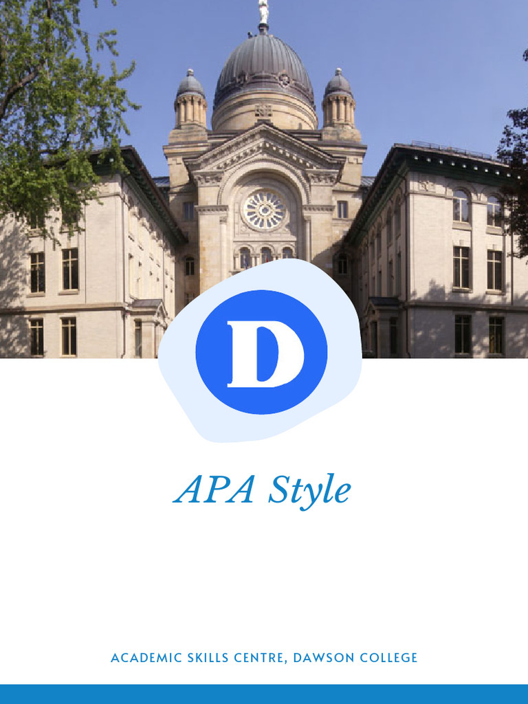 Apa style | PDF | Apa Style | Digital Object Identifier