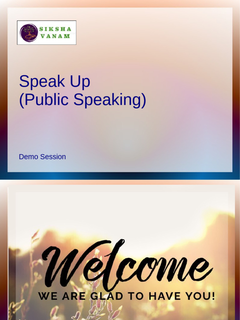 Speakup_demo | PDF