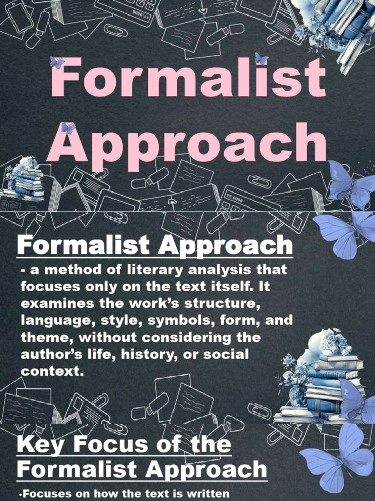 Formalist Approach | PDF