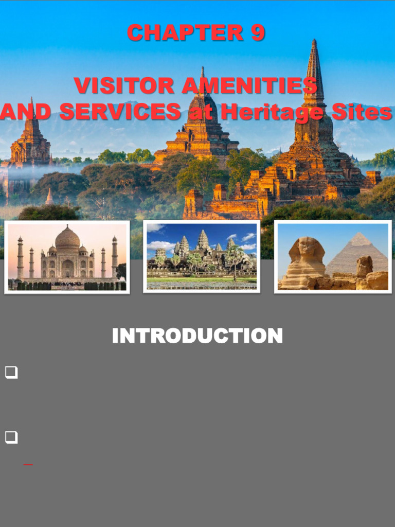 Chtm-08 Visitor Amenities and Services at Heritate Site | PDF | Hotel ...