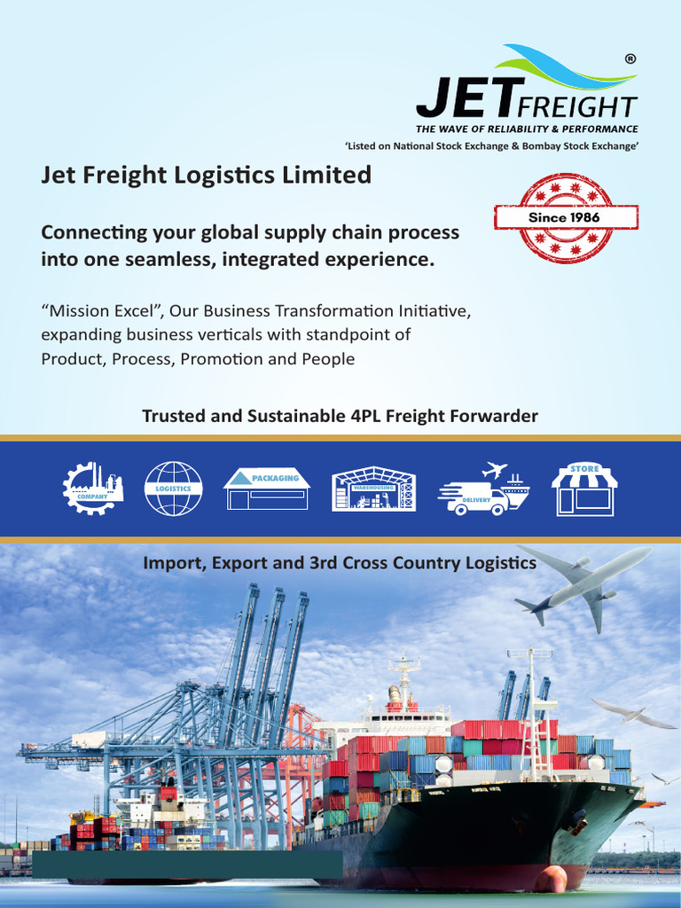 Jet Freight Logistics Brochure | PDF | Cargo | Logistics