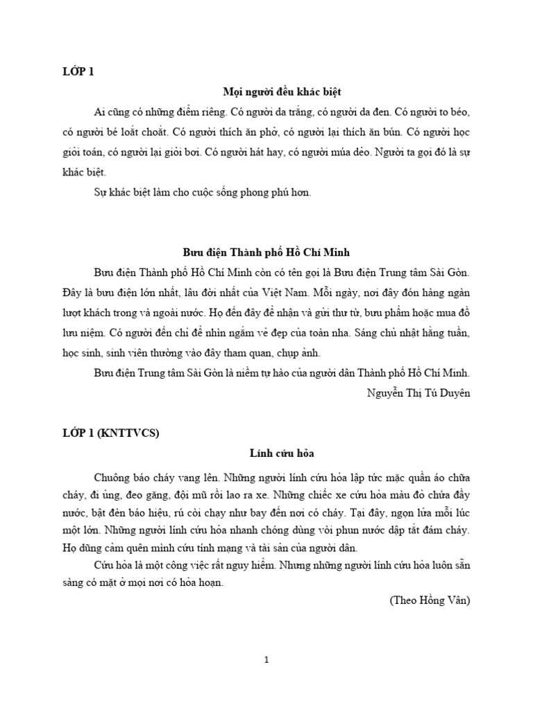 Bai Luyen Doc Thanh Tieng VBTT | PDF