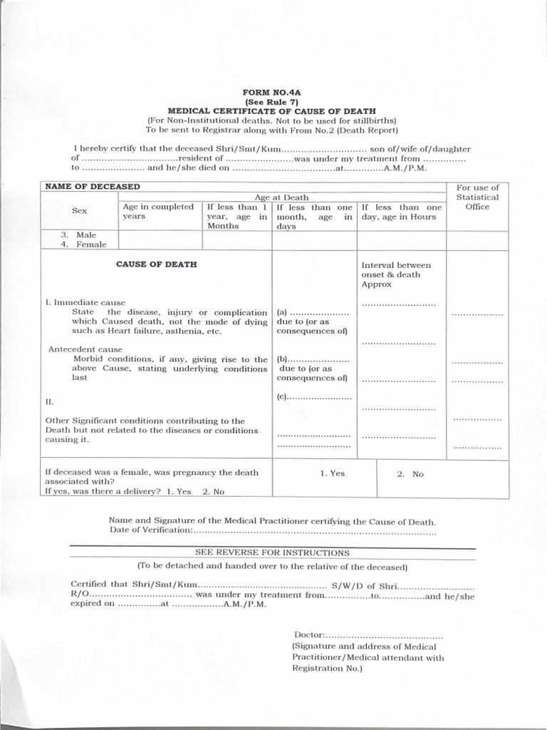 Form 4A | PDF