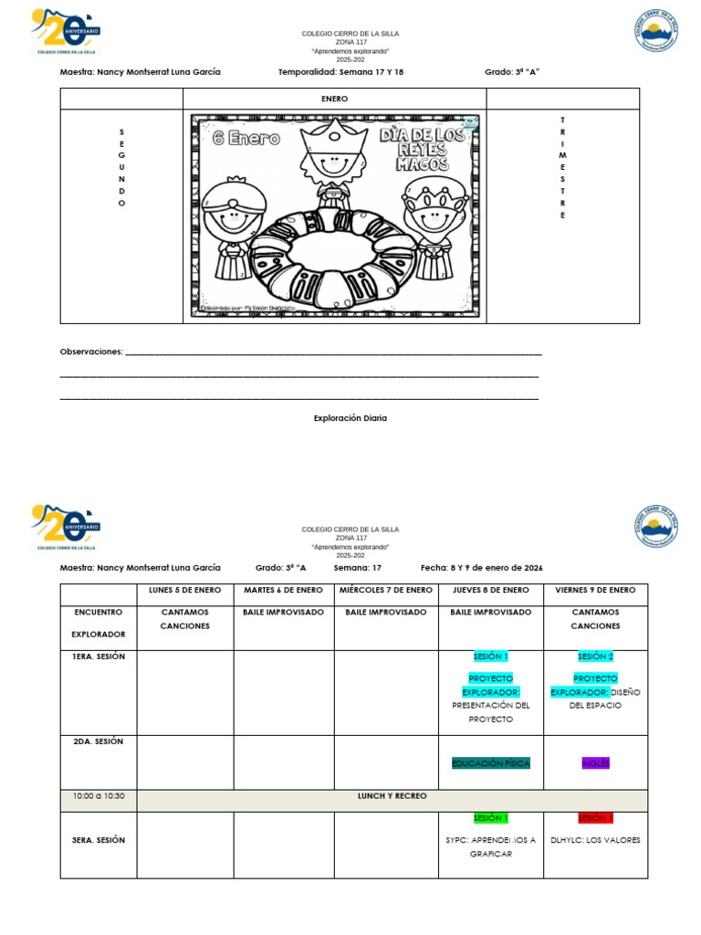 SEMANA 17 Y 18 3K | PDF | Aprendizaje | Escritura