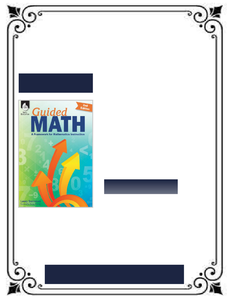 Guided Math A Framework for Mathematics Instruction 2 ed. Edition Laney ...