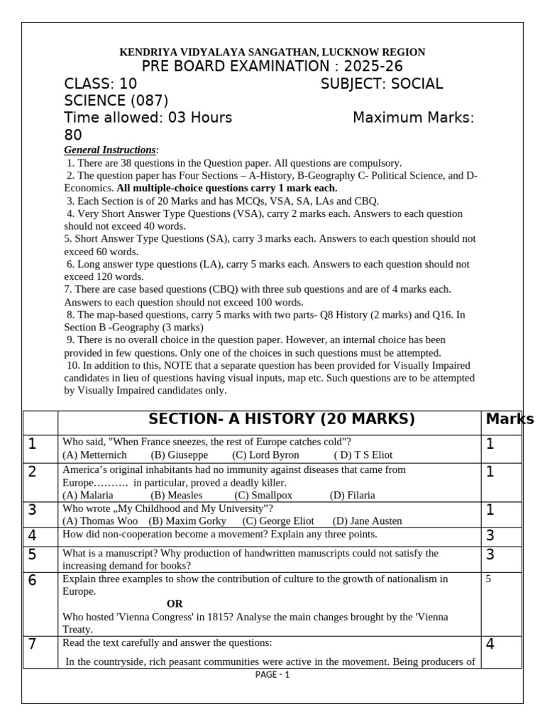 Sst Preboard | PDF | Flood | Peasant