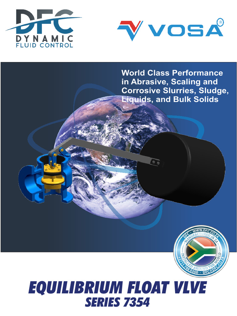 Vosa Equilibrium Float Valve 7354_24!07!2023 | PDF | Valve | Hydraulics