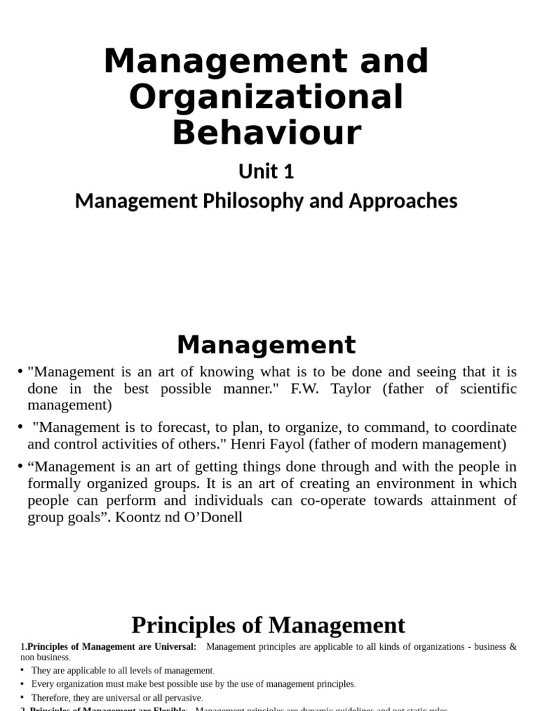 MOB Unit 1 | PDF | Motivation | Motivational