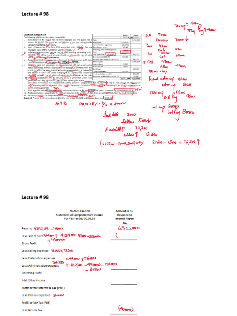 98. Lecture # 98 (Class Writing) | PDF