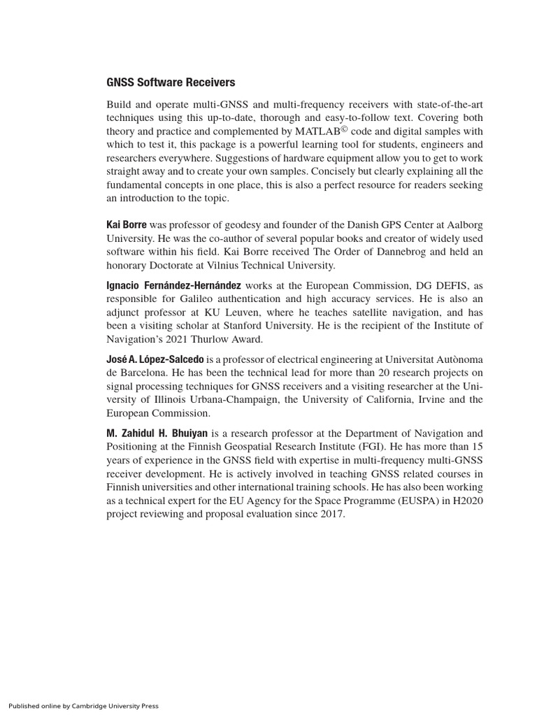 GPS SDR Book (1) | PDF | Software Defined Radio | Wireless