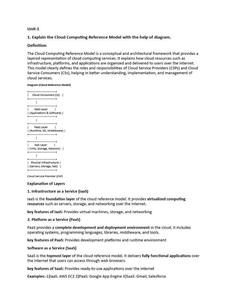 Cloud Computing Questions | PDF | Cloud Computing | Virtualization