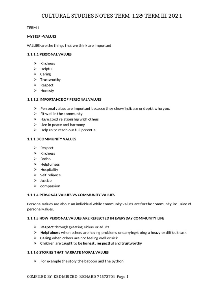 CULTURAL STD4 1,2 & 3 | PDF | Hiv/Aids
