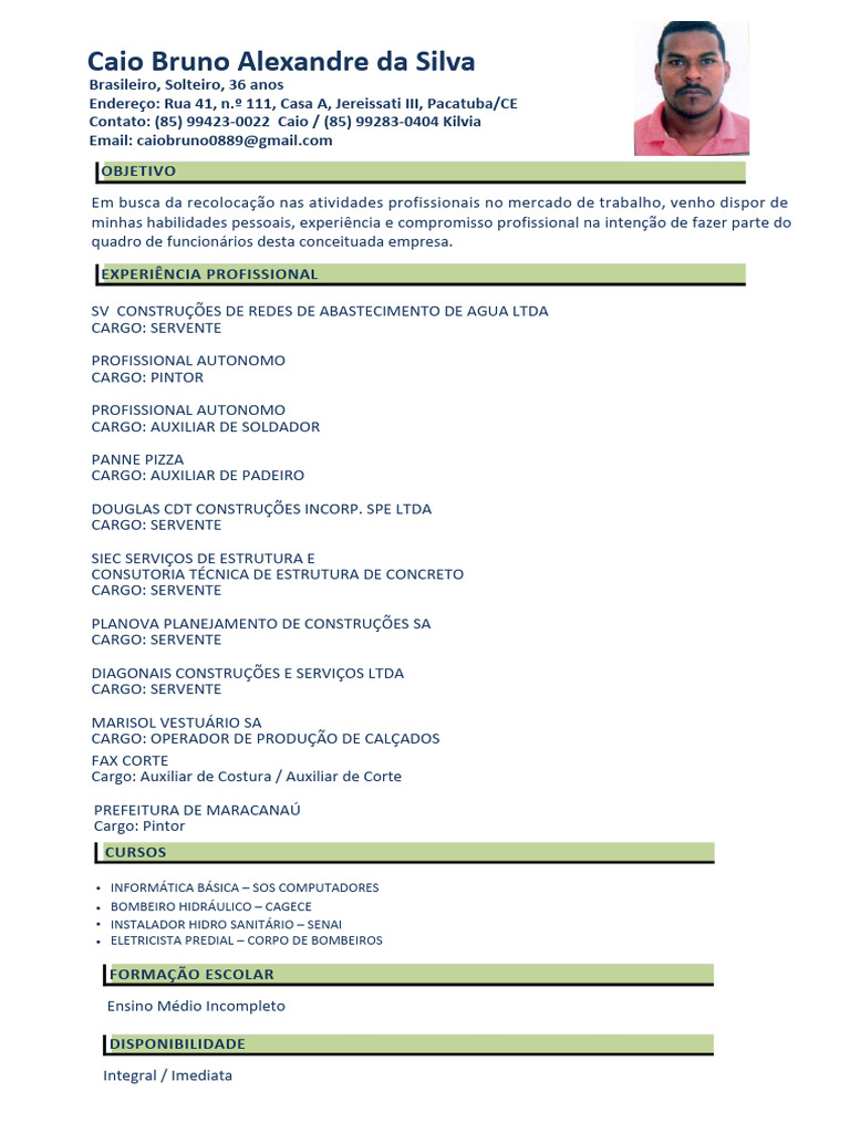 Caio Bruno Alexandre Da Silva | PDF