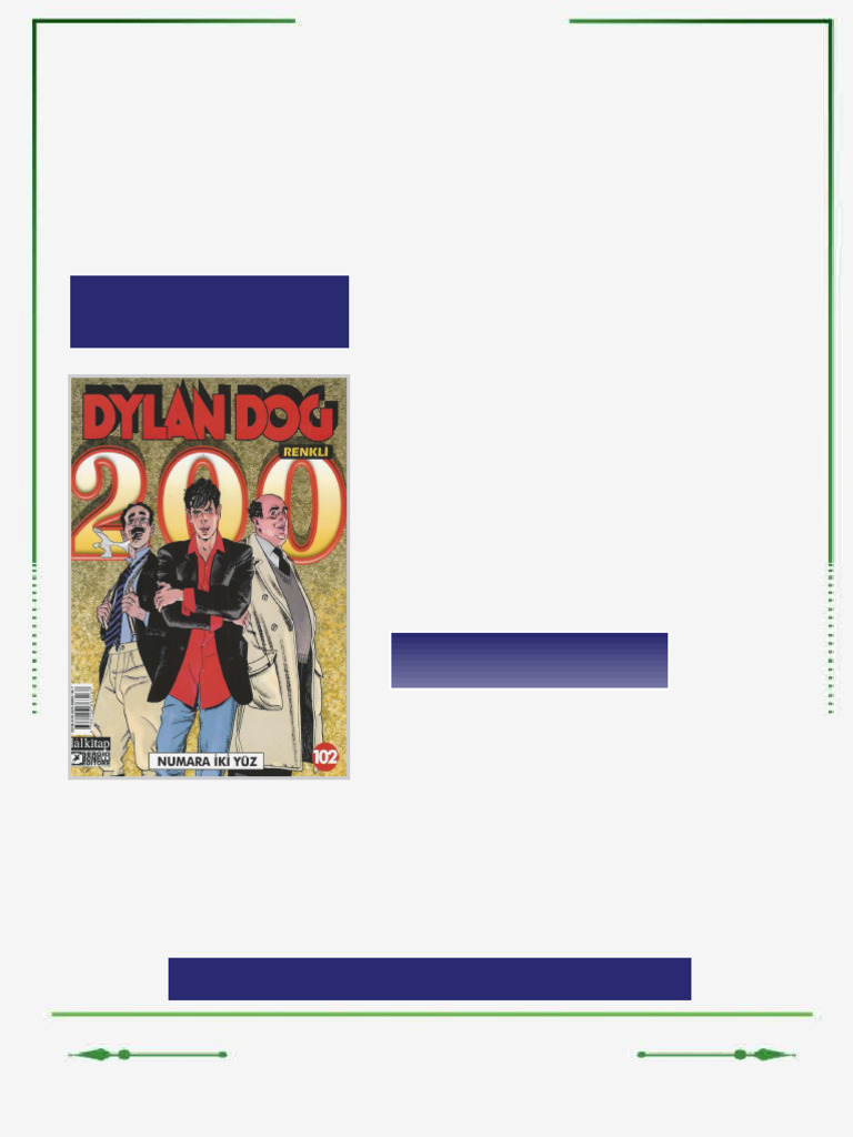 Dylan Dog Sayı 102 Numara İki Yüz 1st Edition Paola Barbato ebook hot ...