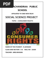 Class 10 Consumer Rights Project | PDF | Consumer Protection | Justice