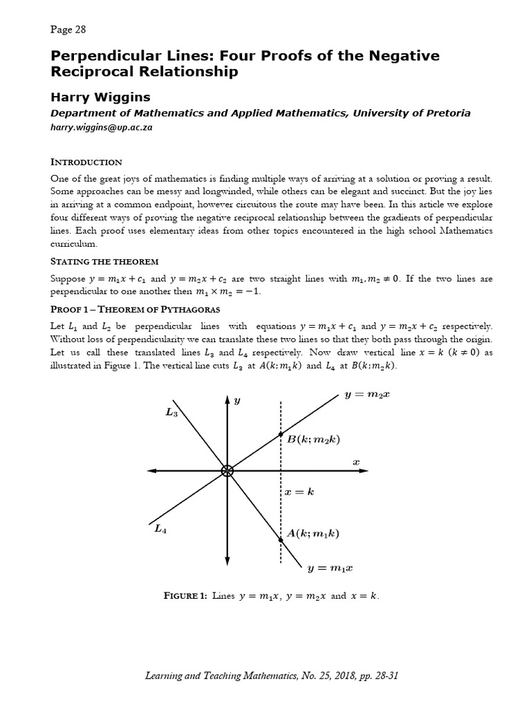 Wiggins Perpendicular 2018 | PDF | Circle | Perpendicular