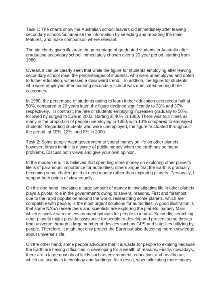 Task 1 | PDF | Planets | Economies