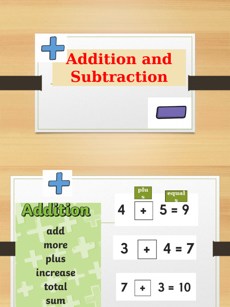 Add(Plus) and Subtract(Minus) | PDF
